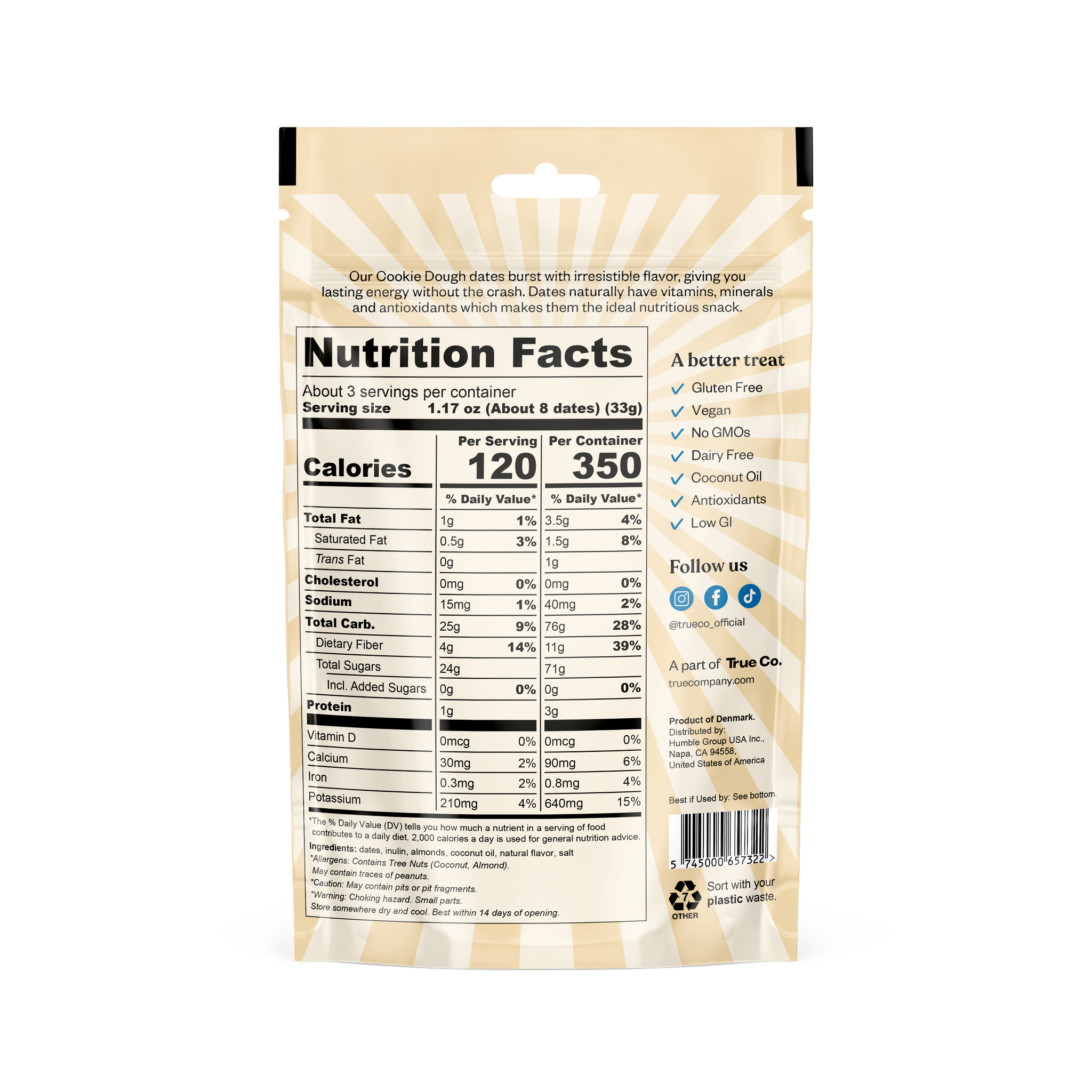 True Dates™ Cookie Dough Candy Dates™ – True Dates™ of Denmark
